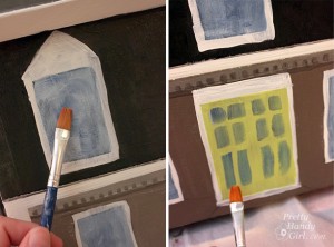 How to Paint a Miniature House - Pretty Handy Girl