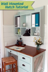 Wall-Mounted Kitchen Hutch Tutorial - Pretty Handy Girl