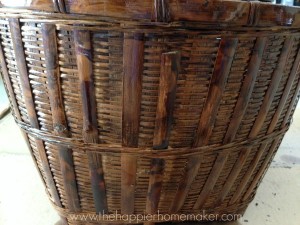 How to Stain a Basket - Pretty Handy Girl