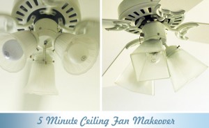 5 Minute Update for Your Ceiling Fan - Pretty Handy Girl