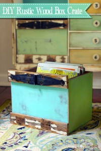 How to Build Custom Rustic Wooden Box Crates - Pretty Handy Girl