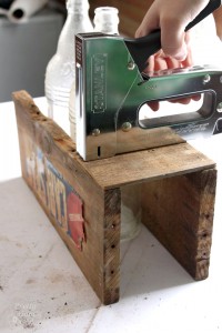 Build a vintage produce crate centerpiece - no power tools