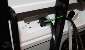 Wall Mounted TV with Hidden Wires Tutorial