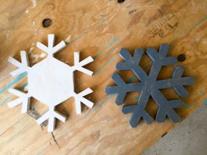 DIY Snowflake Christmas Trivets