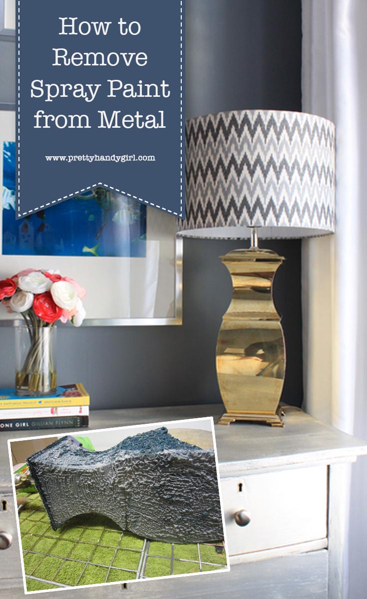 How To Remove Spray Paint From Metal Pretty Handy Girl How To Remove Spray Paint From Metal Pretty Handy Girl