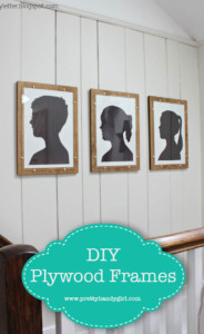 DIY Plywood Frame with Glass - Pretty Handy Girl