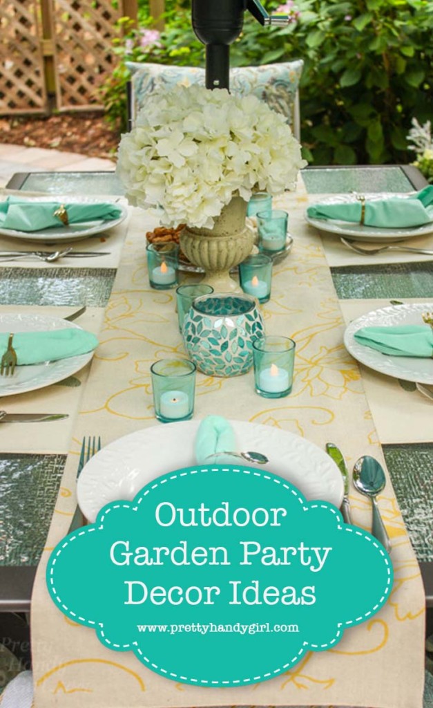 Decorating Ideas for an Outdoor Garden Party - Pretty Handy Girl