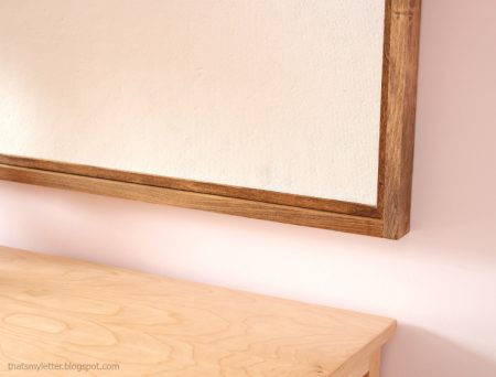 DIY Framed Pinboard - Pretty Handy Girl