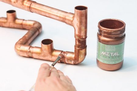 DIY Copper Pipe Centerpiece - Pretty Handy Girl