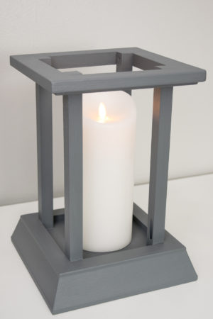 DIY Candle Lantern from Leftover Trim - Pretty Handy Girl