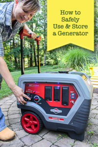How to Safely Use and Store a Generator - Pretty Handy Girl