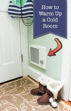Warm Solution for a Cold Room - Pretty Handy Girl