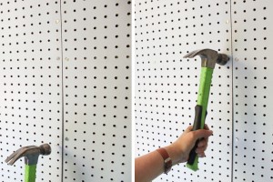 How to Install Pegboard Walls for more storage and organization