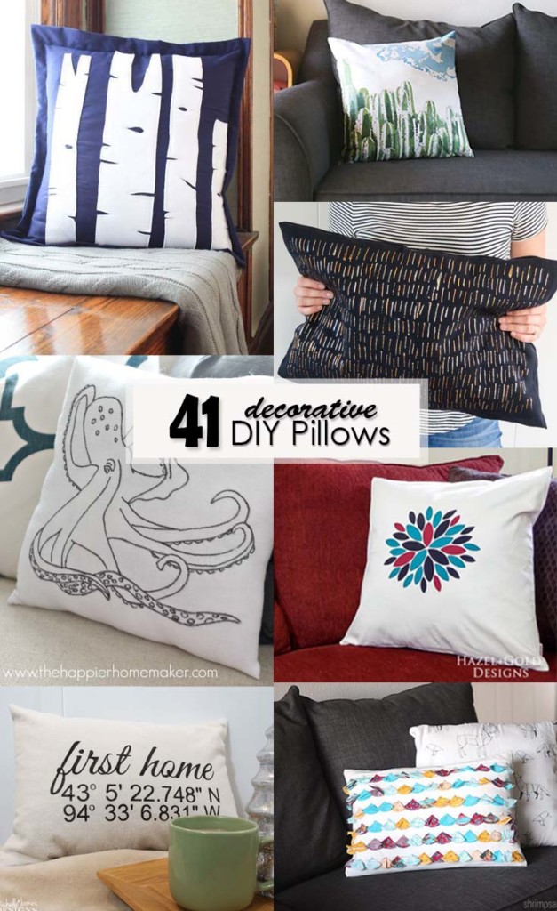 41 Decorative DIY Pillows - Pretty Handy Girl