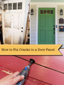 How to Fix Cracks in Door Panels without Taking the Door Apart - Pretty ...