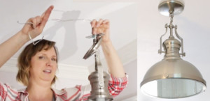 3 Ways to Shorten Light Fixtures for Low Ceilings - Pretty Handy Girl