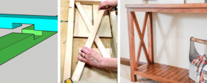 How to Make a Half-Lap Joint with a Miter Saw - Pretty Handy Girl
