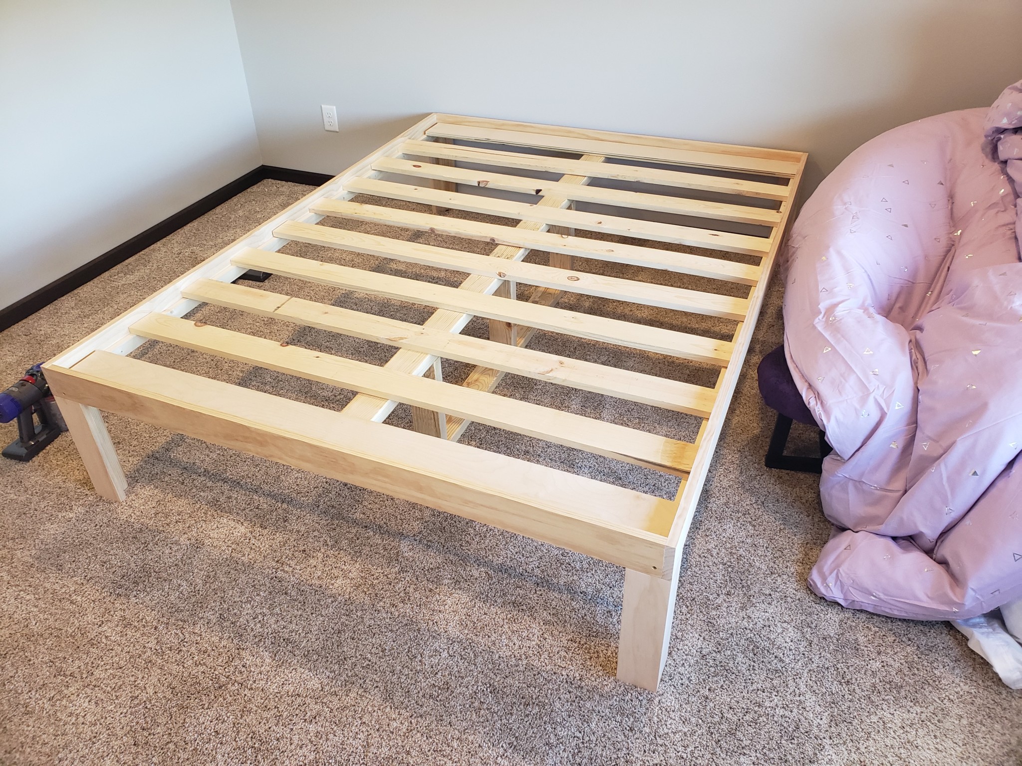 DIY Platform Bed - Pretty Handy Girl