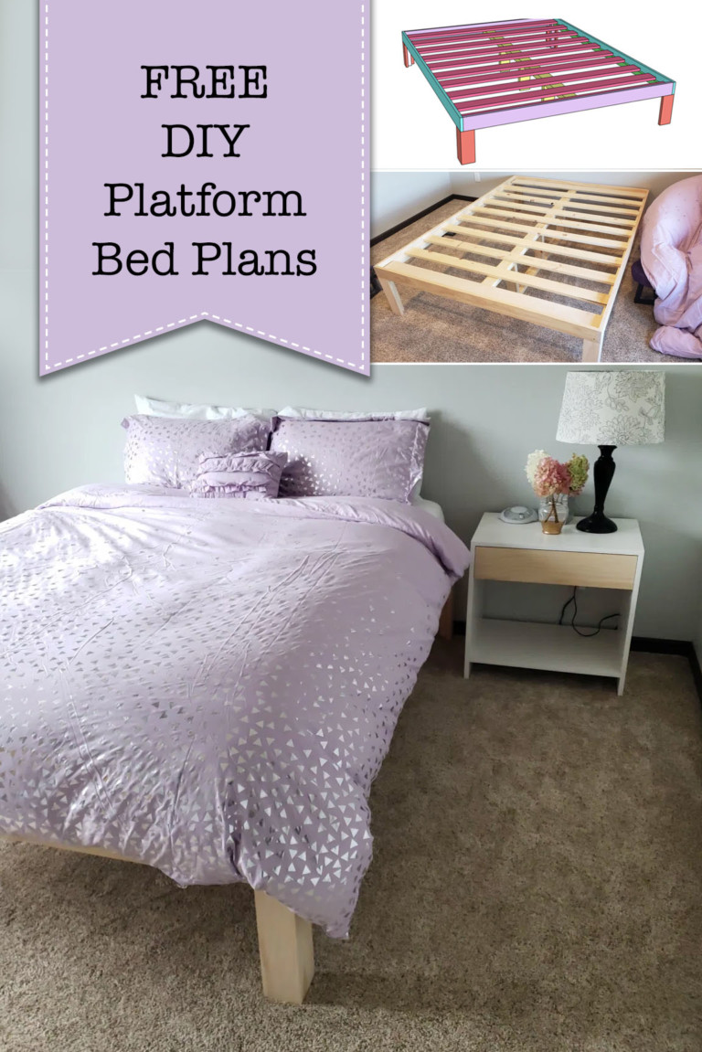 DIY Platform Bed - Pretty Handy Girl