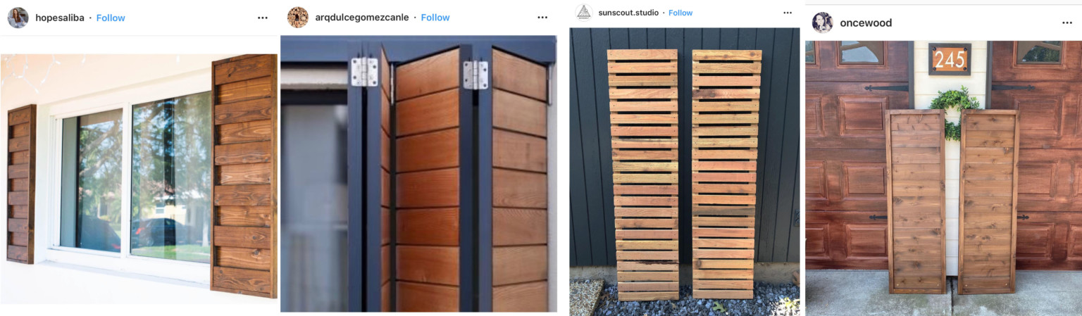 How to Build Custom Wood Shutters - Simple DIY - Pretty Handy Girl