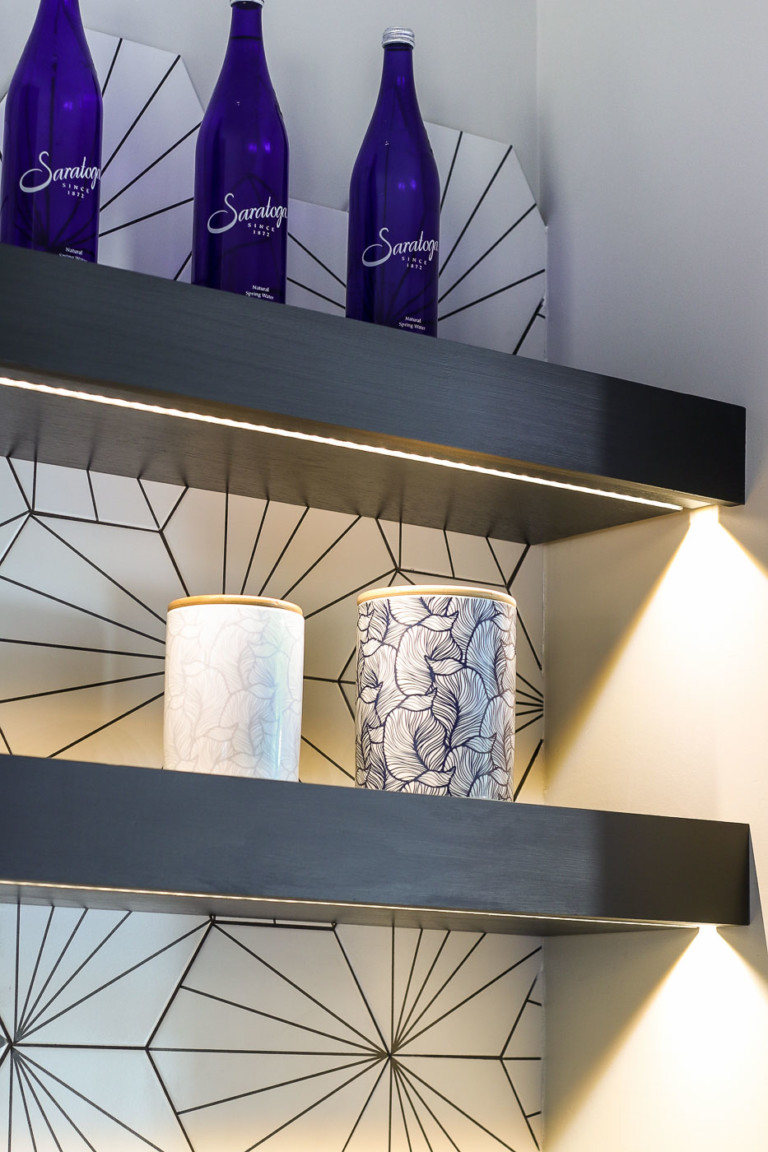 Millie's Remodel: Super Strong Floating Shelves with LED Lighting ...