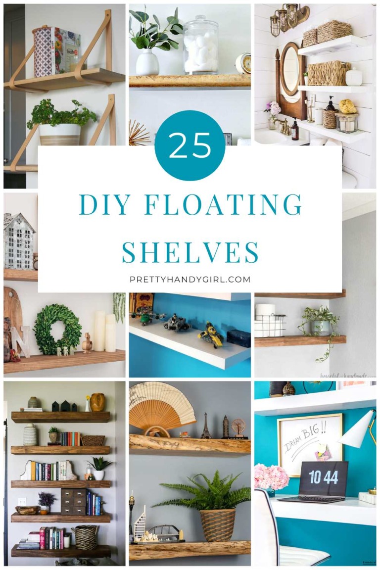 25 DIY Floating Shelves With Step-by-Step Tutorials