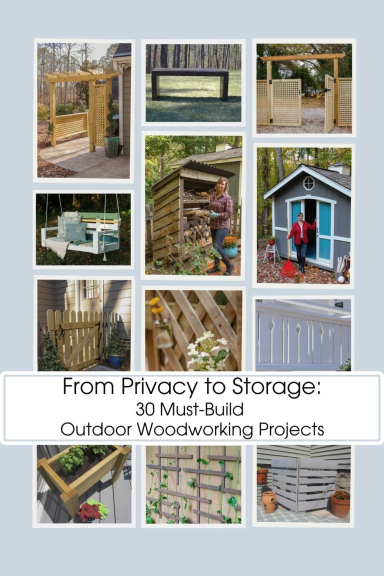 30 DIY Outdoor Woodworking Projects for Every Skill Level